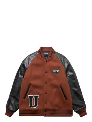 UNDERCOVERISM Psycho Varsity Jacket - Brown