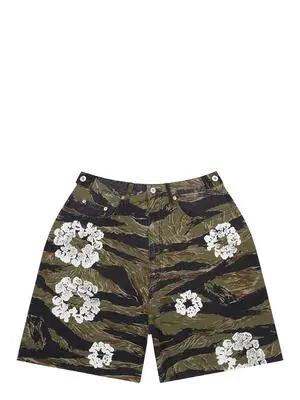 DENIM TEARS Tiger Camo Shorts - Green