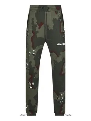 Amiri Army Logo Sweatpant - Green
