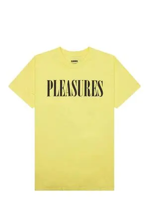 PLEASURES Onyx 24 T-shirt - Yellow