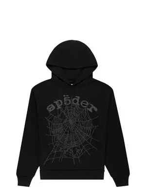 SP5DER Phantom Web Hoodie - Black