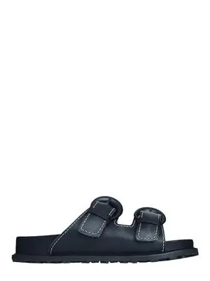 MARINE SERRE Ground Sandal - Black