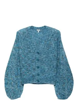 Loewe Balloon Sleeve Cardigan - Blue