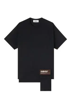 AMBUSH T-shirt With Pocket - Black