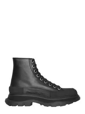 Alexander McQueen Tread Slick High Boots Black