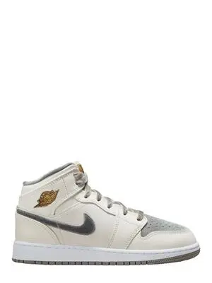 JORDAN Air Jordan 1 Mid SE GS Sneakers Cream