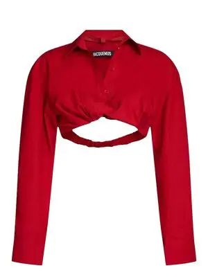 Jacquemus La Short Bahia Shirt - Red