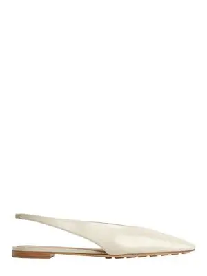 Bottega Veneta Sofia Slingback Ballerinas - Cream