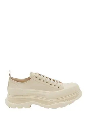 Alexander McQueen Tread Slick Lace Up Sneakers - Grey