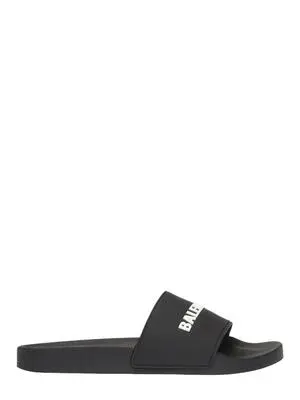 Balenciaga Pool Slides - Black