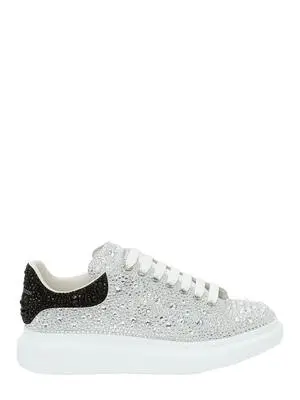 Alexander McQueen Oversized Embellished Sneakers - White