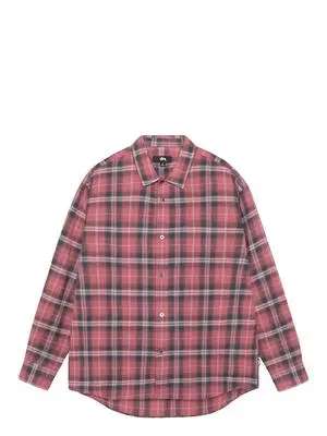 StÜssy Plaid Beach Shirt - Red