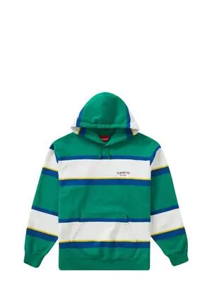 Supreme Stripe Hooded Sweatshirt - Green