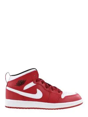 JORDAN 1 Retro Mid High-top Sneakers - Red