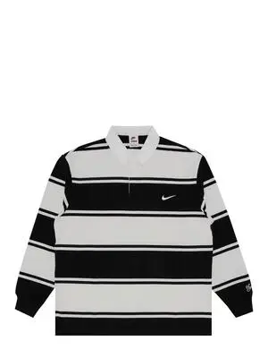 Supreme X Nike Stripe Rugby - Black