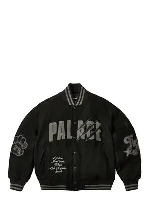 PALACE Tora Tora Varsity Jacket - Black