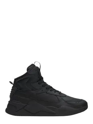 PUMA Rs-x Mid Leather Triple Sneakers - Black