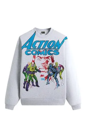 Kith X Superman Action Comics Nelson Crewneck - Grey