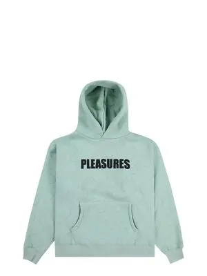 PLEASURES Wave Quilted Hoodie - Green