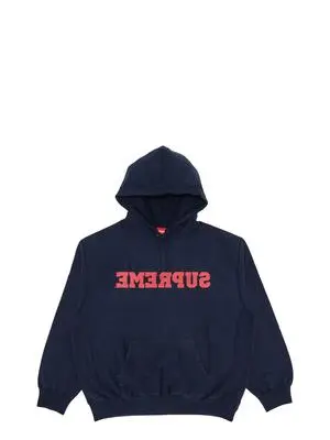 Supreme Reverse Hooded Sweatshirt - Blue