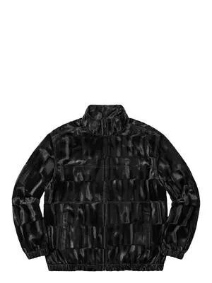 Supreme Velour Track Jacket - Black
