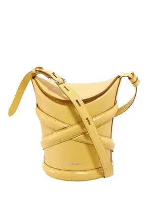 Alexander McQueen Curve Bucket Bag - Yellow