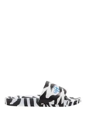 OFF-WHITE Off-White Zebra Print Pool Slides
