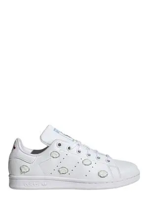 Adidas Hello Kitty X Stan Smith J 'embroidered Clouds' Sneakers - White