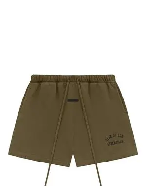 Fear Of God Fleece Soccer Short - Green