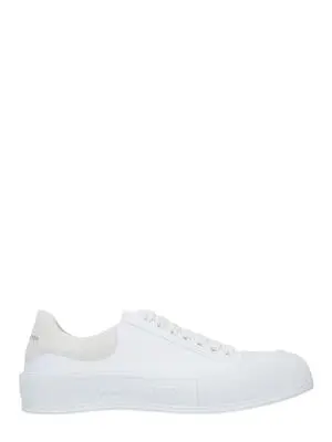 Alexander McQueen Deck Plimsoll Low Sneakers - White