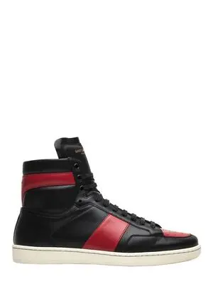 Saint Laurent Sl-10 High-top Sneakers - Red