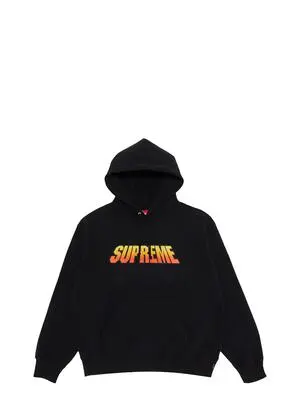 Supreme Gradient Hooded Sweatshirt - Black