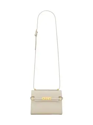 Saint Laurent Manhattan Mini Crossbody Bag - White