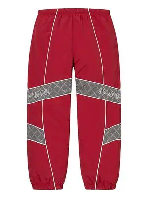 Supreme Jacquard Panel Track Pant - Red