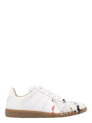 MAISON MARGIELA Replica Low 'paint Splatter - White