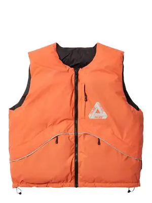 PALACE P-tech Reversible Puffa Vest - Orange