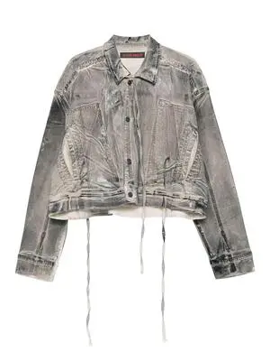 Ottolinger Double Closure Denim Jacket - Cream