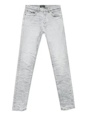 PURPLE BRAND Low Rise Slim Jeans - Grey