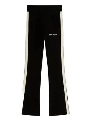 PALM ANGELS Velvet Flare Track Pants