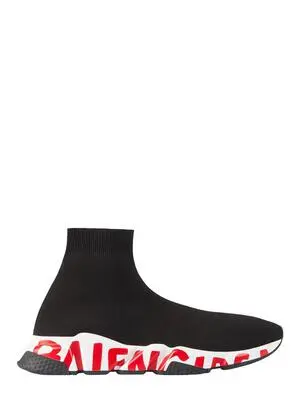Balenciaga Speed Trainer Graffiti - Black