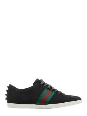 Gucci Low Top Glitter Sneakers - Black