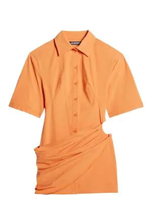 Jacquemus La Robe Camisa - Orange