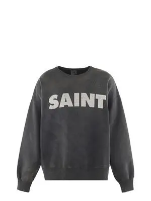 SAINT MXXXXXX Crew Neck Sweatshirt - Black