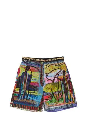 GIVENCHY X Josh Smith Printed Swim Trunks