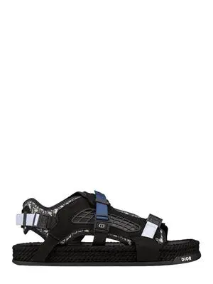 Dior Atlas Sandal Oblique - Black