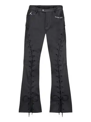 CACTUS JACK BY TRAVIS SCOTT Air Jordan X Cactus Jack Leather Pants - Black