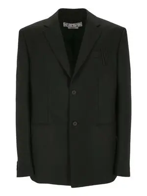 Off-White Single-breasted Blazer - Black