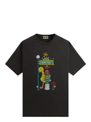 Kith X Sesame Street Lamp Vintage Tee - Black