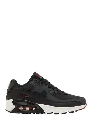 Nike Air Max 90 Leather Sneakers - Black