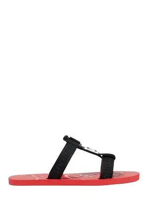 CHRISTIAN LOUBOUTIN Surf Flat Slides - Black